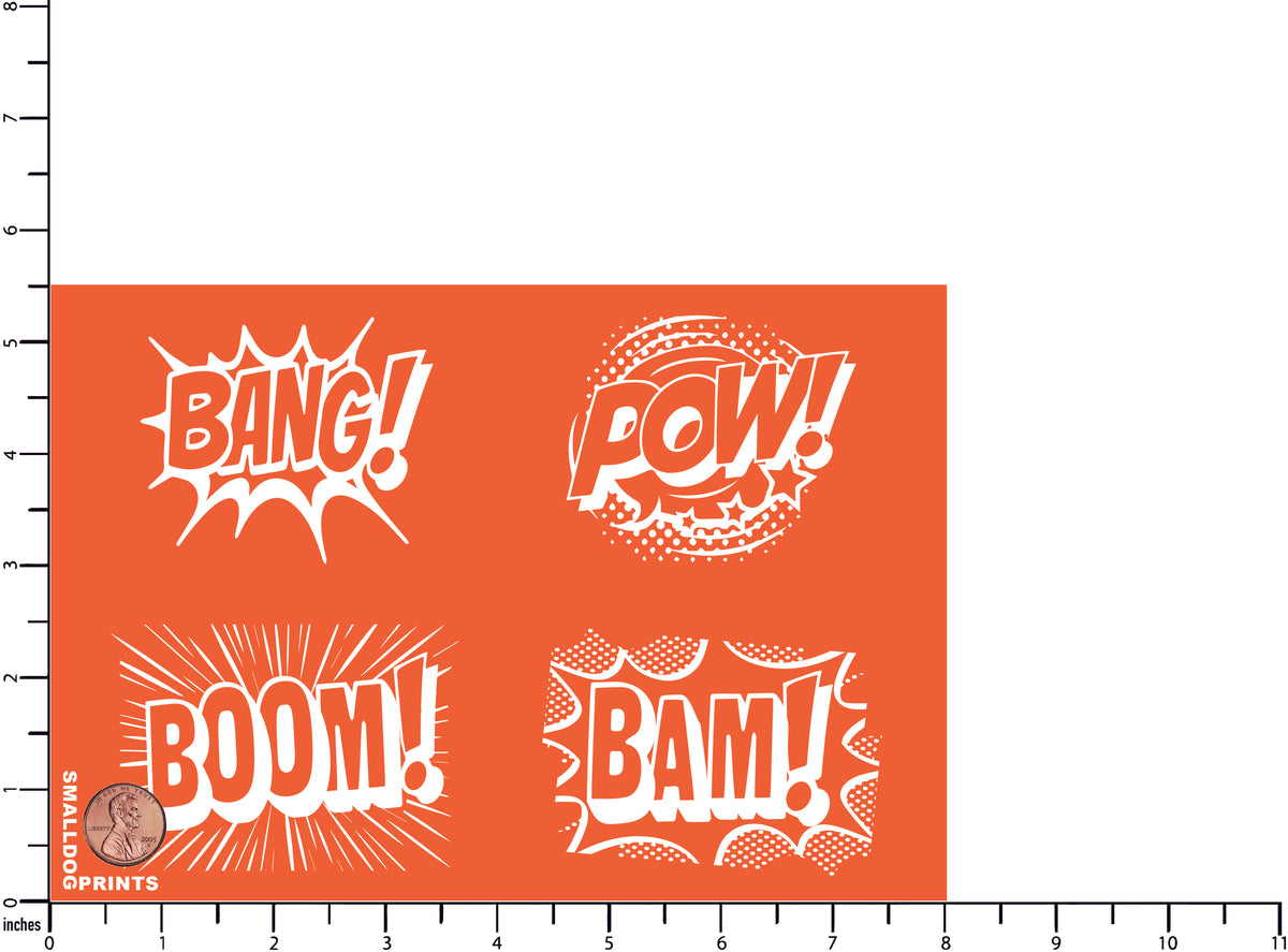 Super Hero Slang – SmallDogPrints